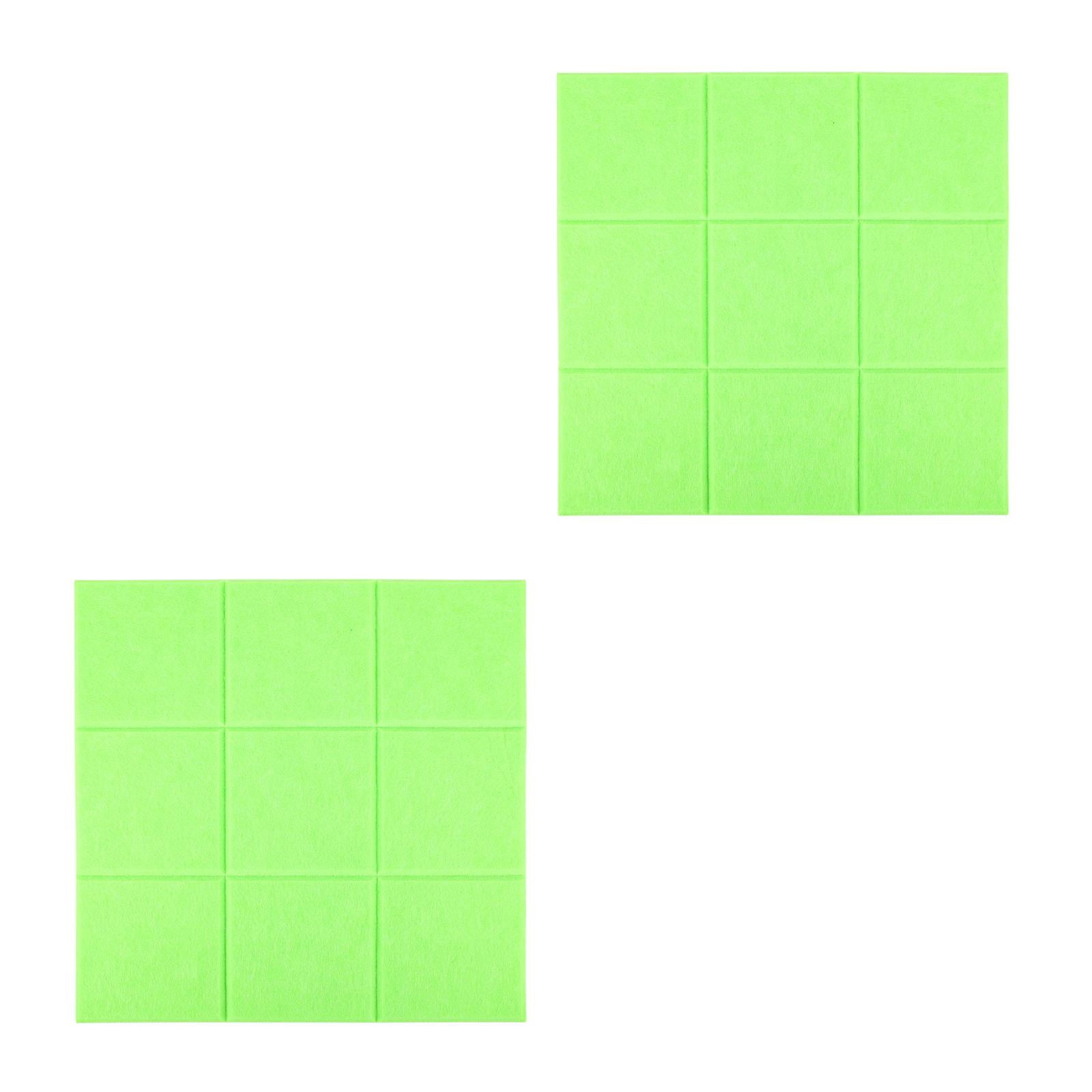RENACLIPY 2-Pack Grid Felt Boards with Self-Adhesive Backing for Home ...