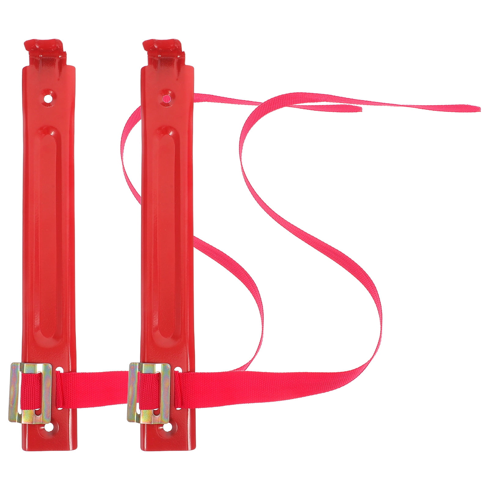 HEMOTON Fire Extinguisher Hook Wall Mount Heavy Duty Iron Bracket Red ...