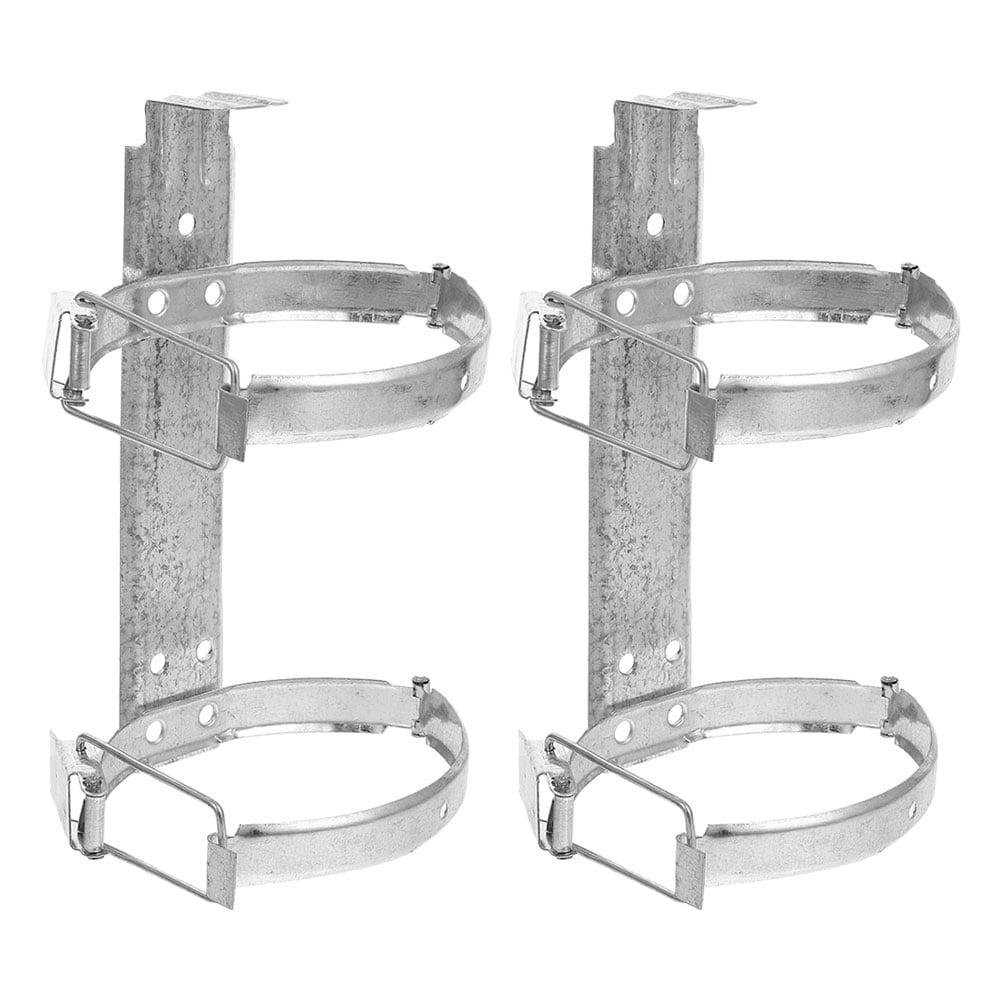 Hemoton 2pcs Fire Extinguisher Wall Mount Metal Extinguisher Wall ...