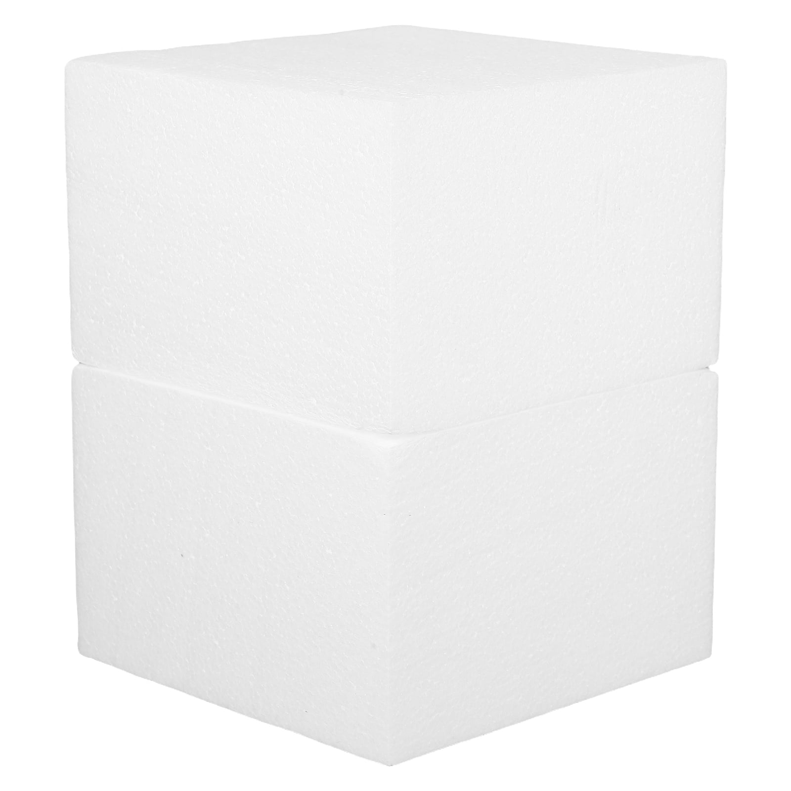 HEMOTON White Foam Cake Dummy for DIY Crafting and Cake Decorating ...
