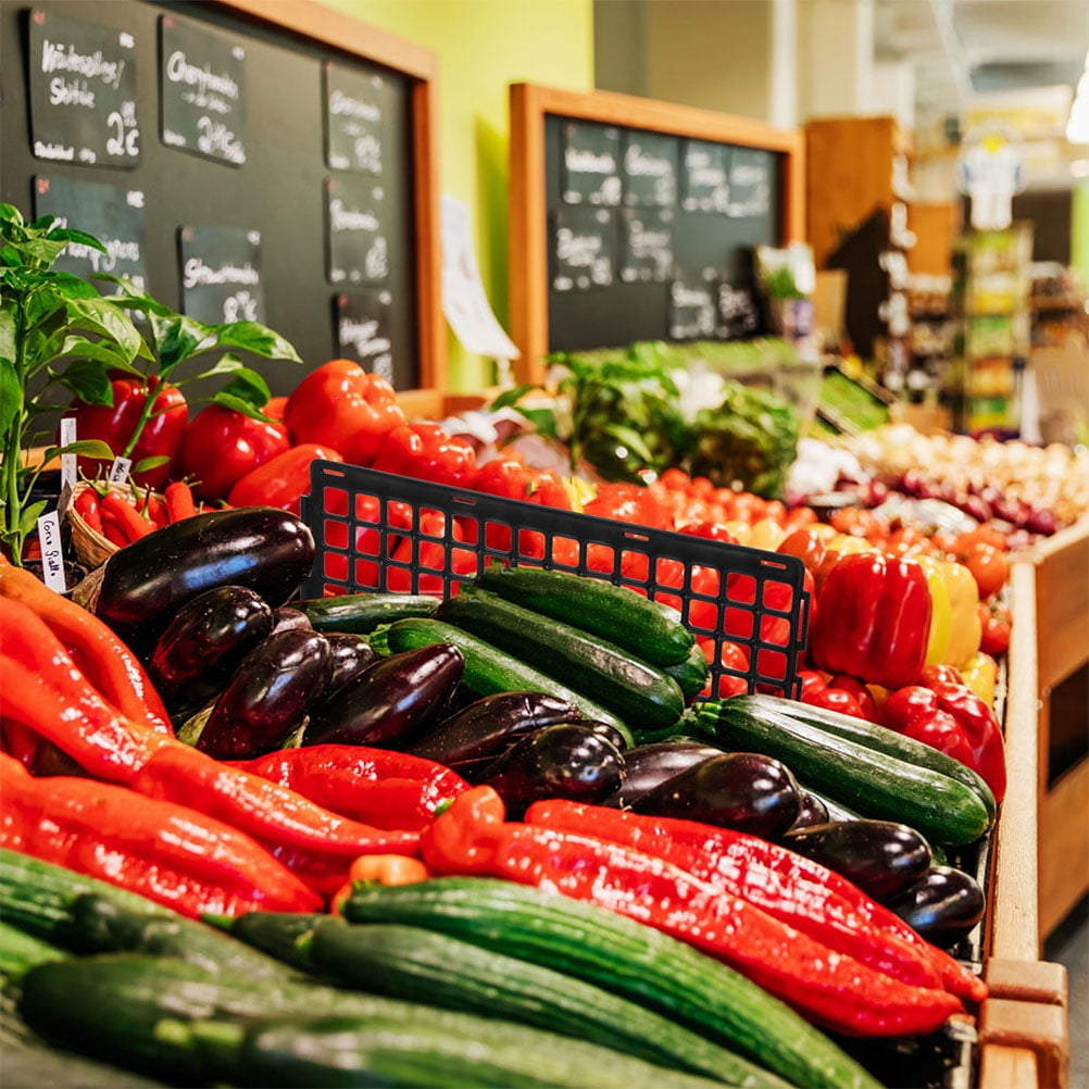 RENACLIPY 2-Pack Black Wire Fencing Fresh Food Guardrail for Fruit and ...