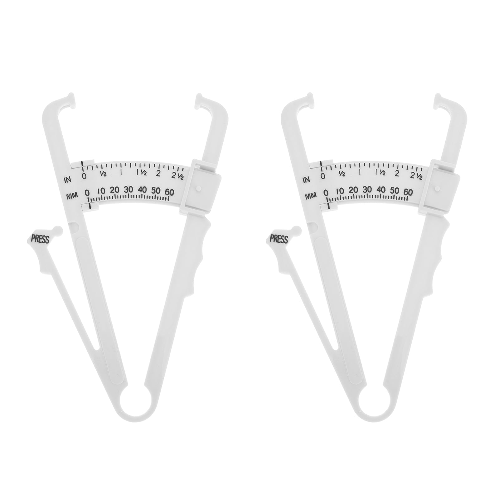 Hemoton 2pcs Handheld Skinfold Caliper Measurement Device for Men Women ...