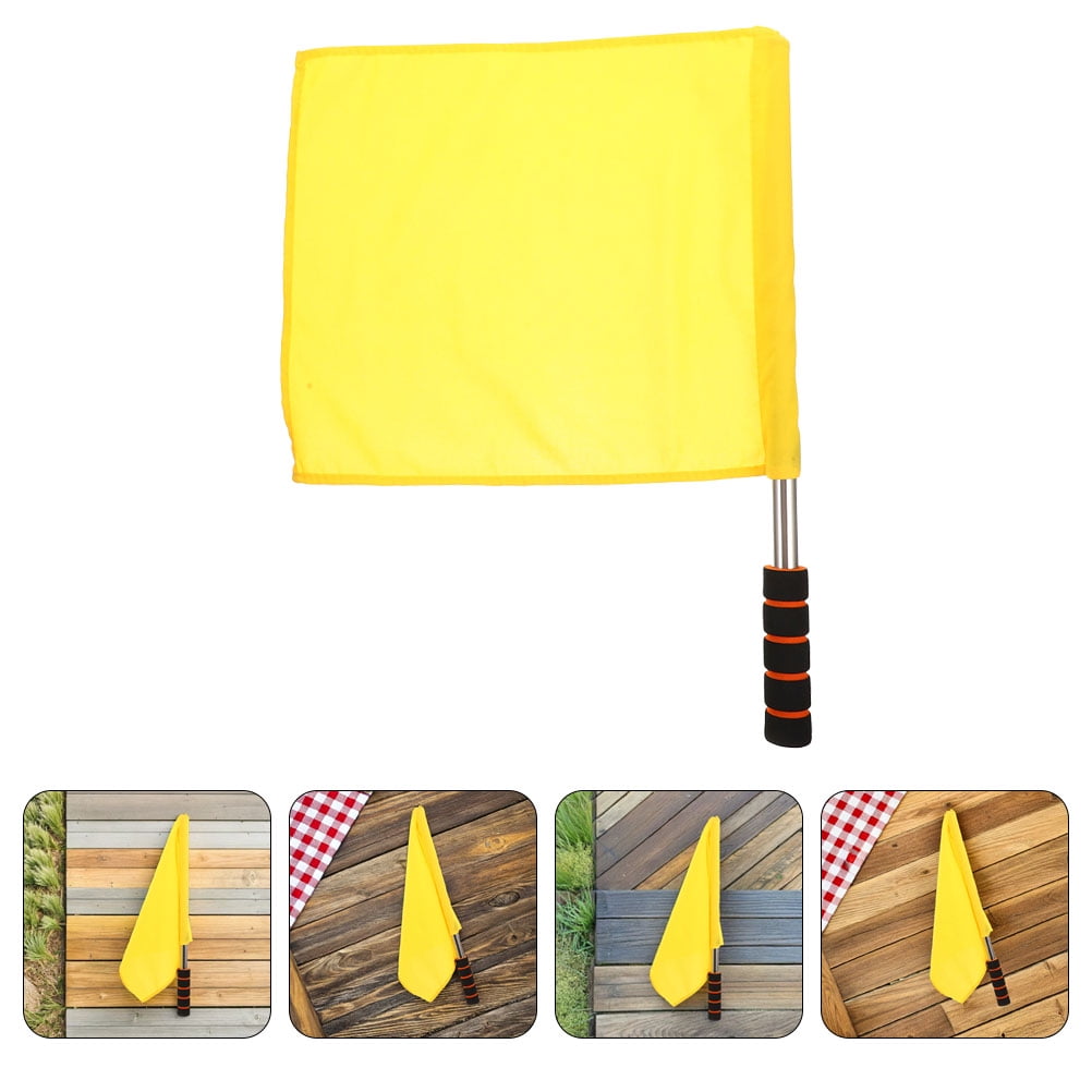 Hemoton 2pcs Handheld Warning Flags Lightweight for Traffic Control ...
