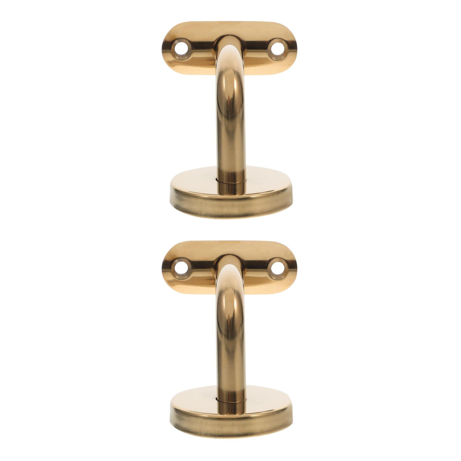 HEMOTON MLINS 2pcs Handrail Brackets for Indoor Stairs Wall Mount ...