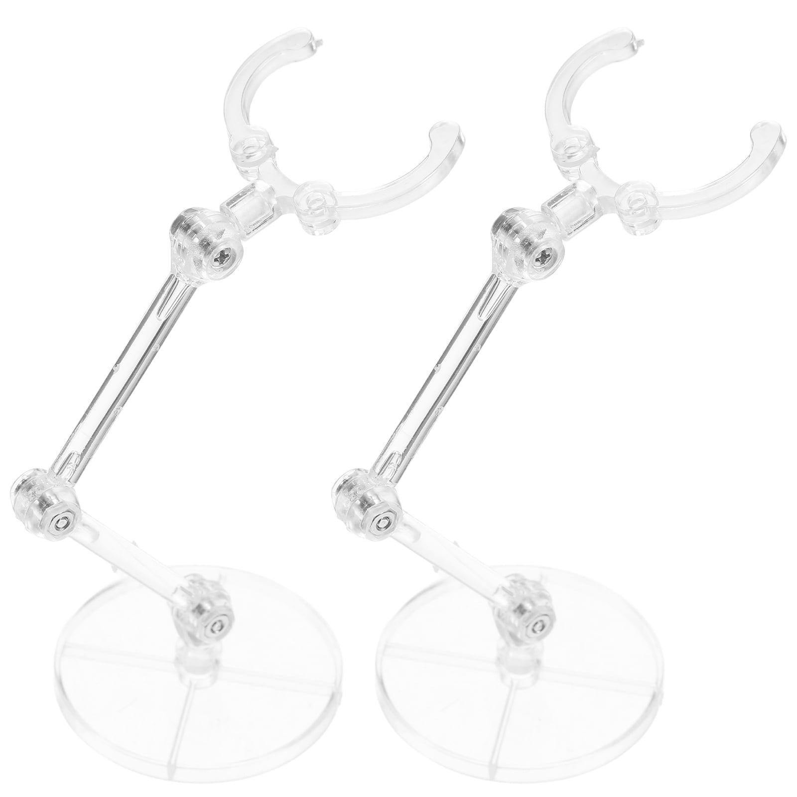 DEEPCRAFF Action Figure Holder Transparent Plastic Hobbyists Display ...