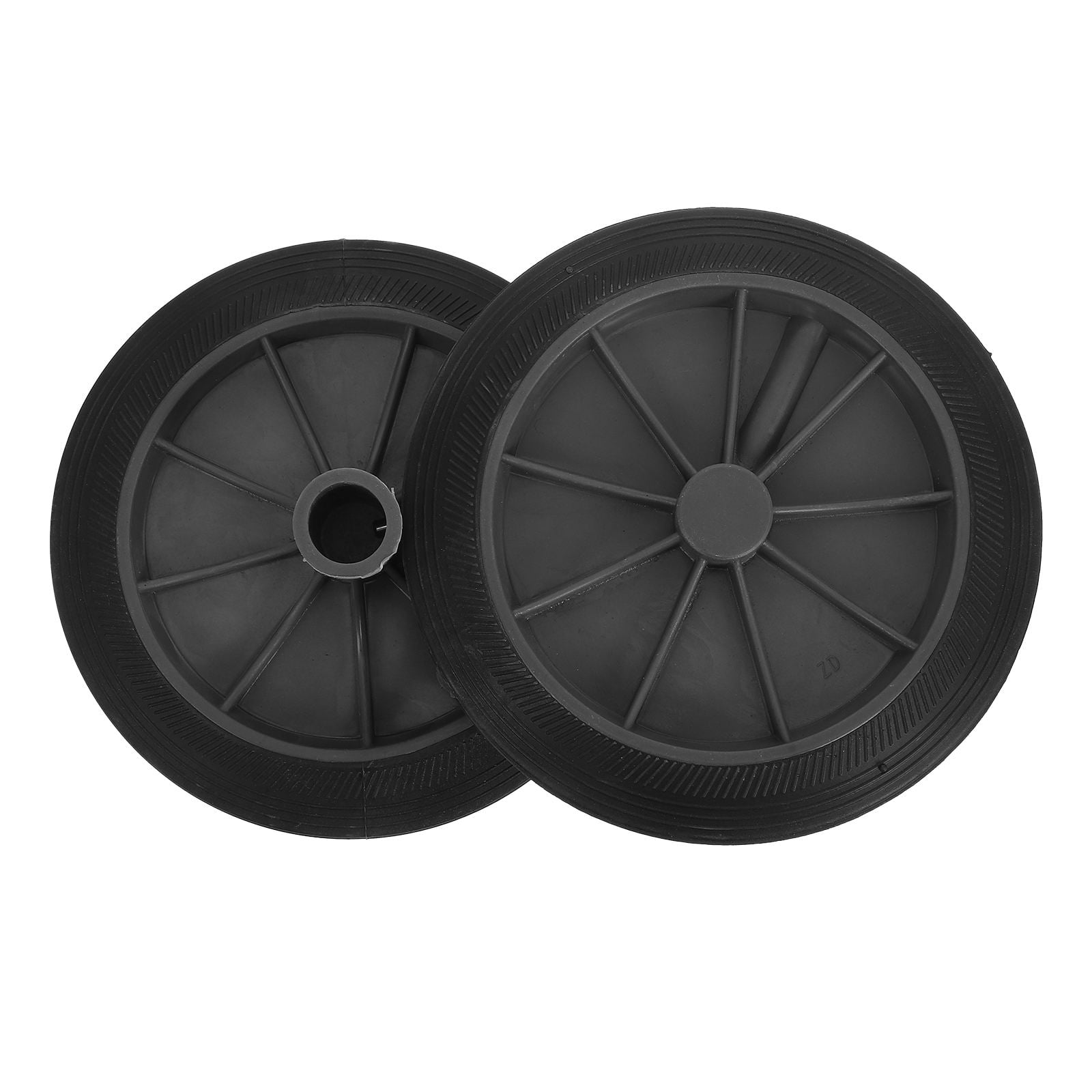 Hemoton 2pcs Heavy Duty Garbage Bin Wheels Replacement Outdoor Trash ...