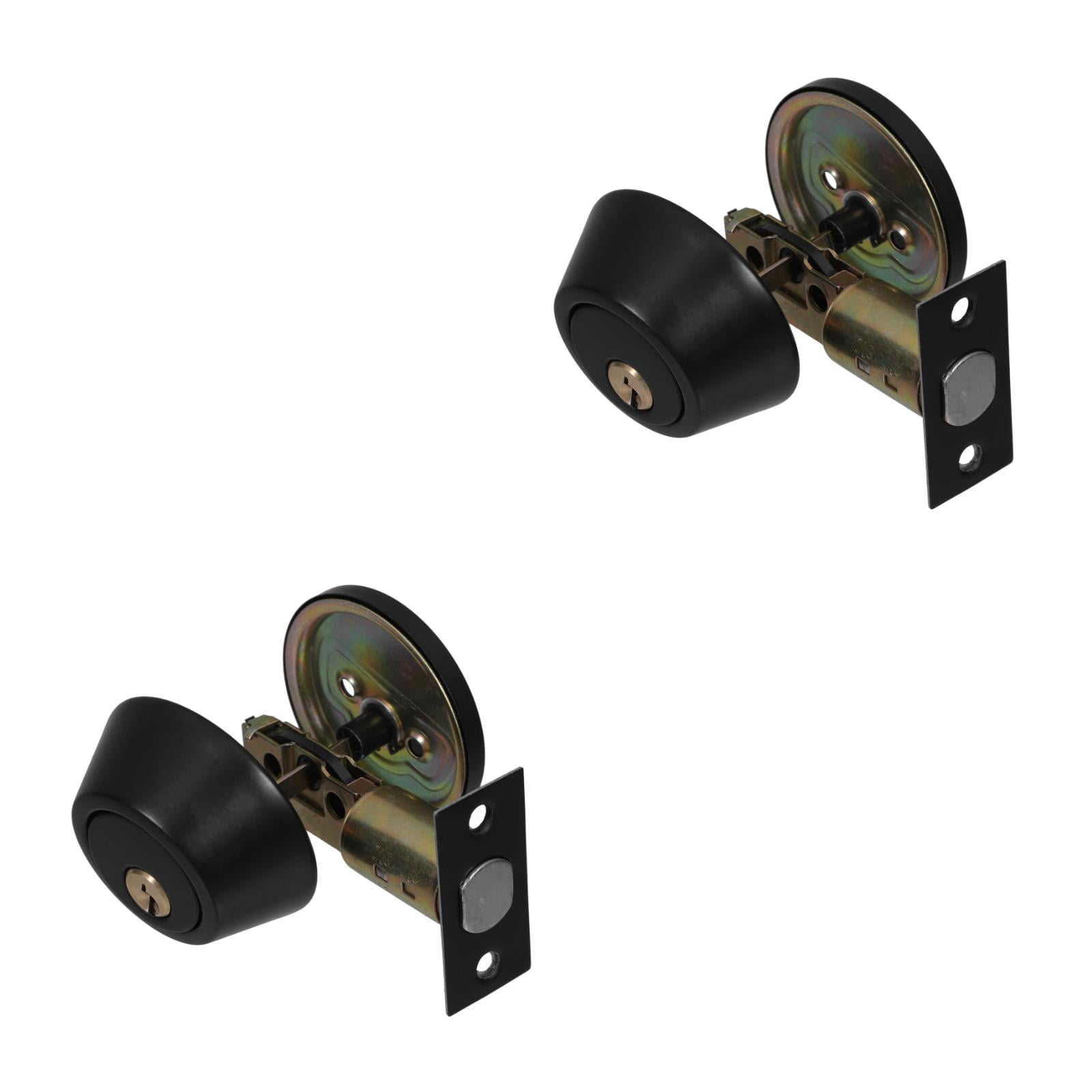 HEMOTON Hemoton 2pcs Heavy Duty Hidden Deadbolt Lock Cylinder Single ...