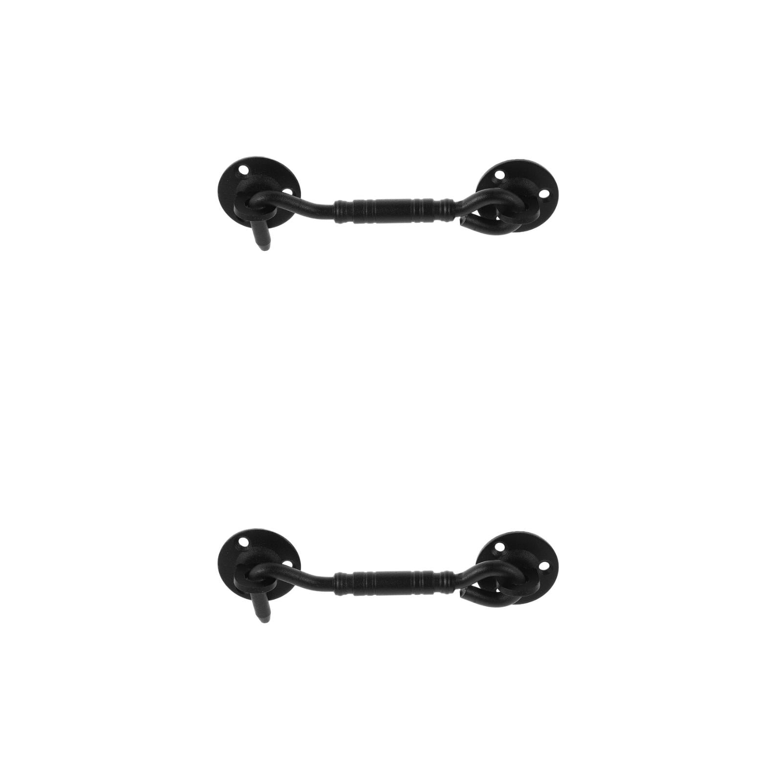 Hemoton 2pcs Heavy-Duty Hook And Eye Latch Metal Latch For Security ...