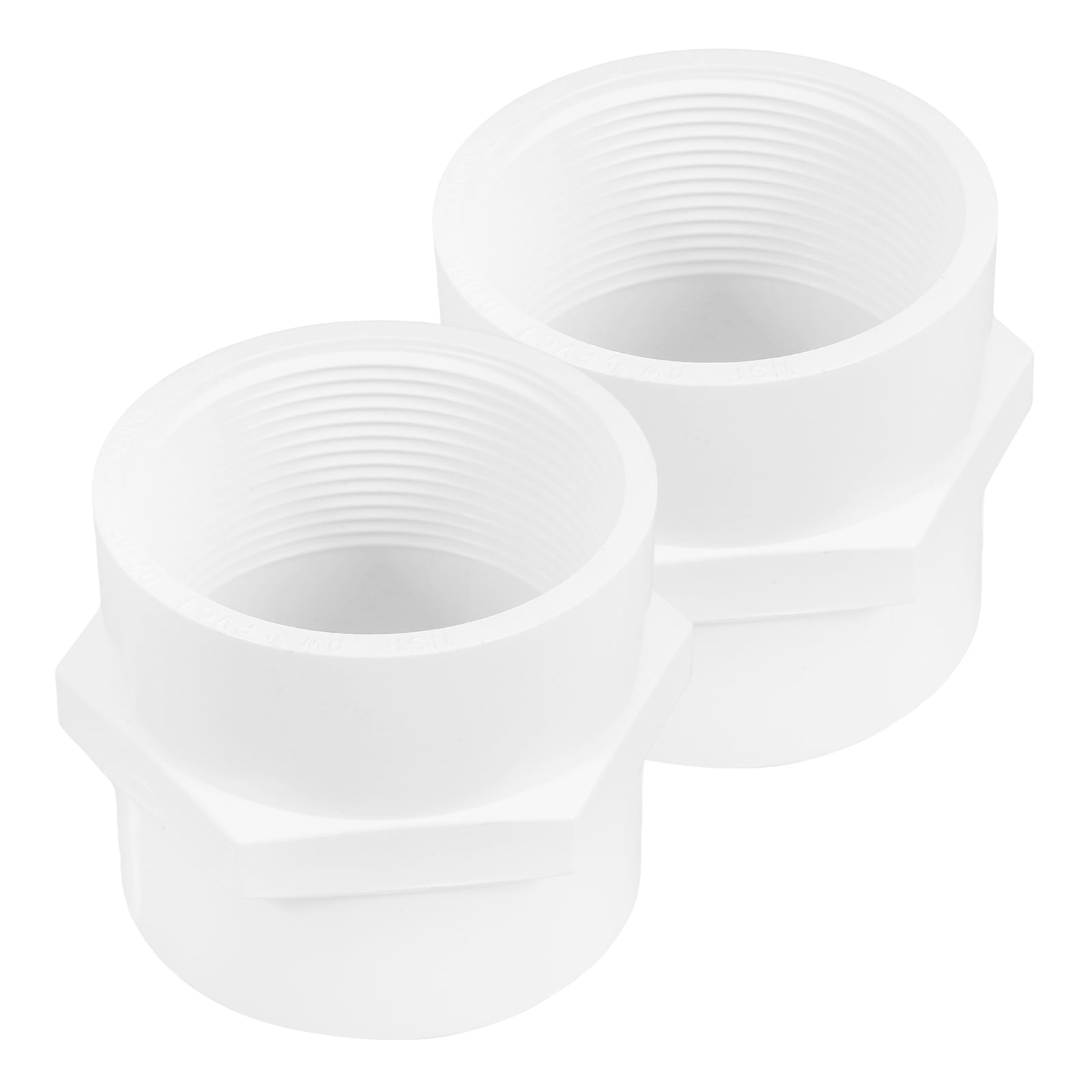 Hemoton 2pcs Home Or Industrial Use Pvc Pipe Fitting For Home Or ...