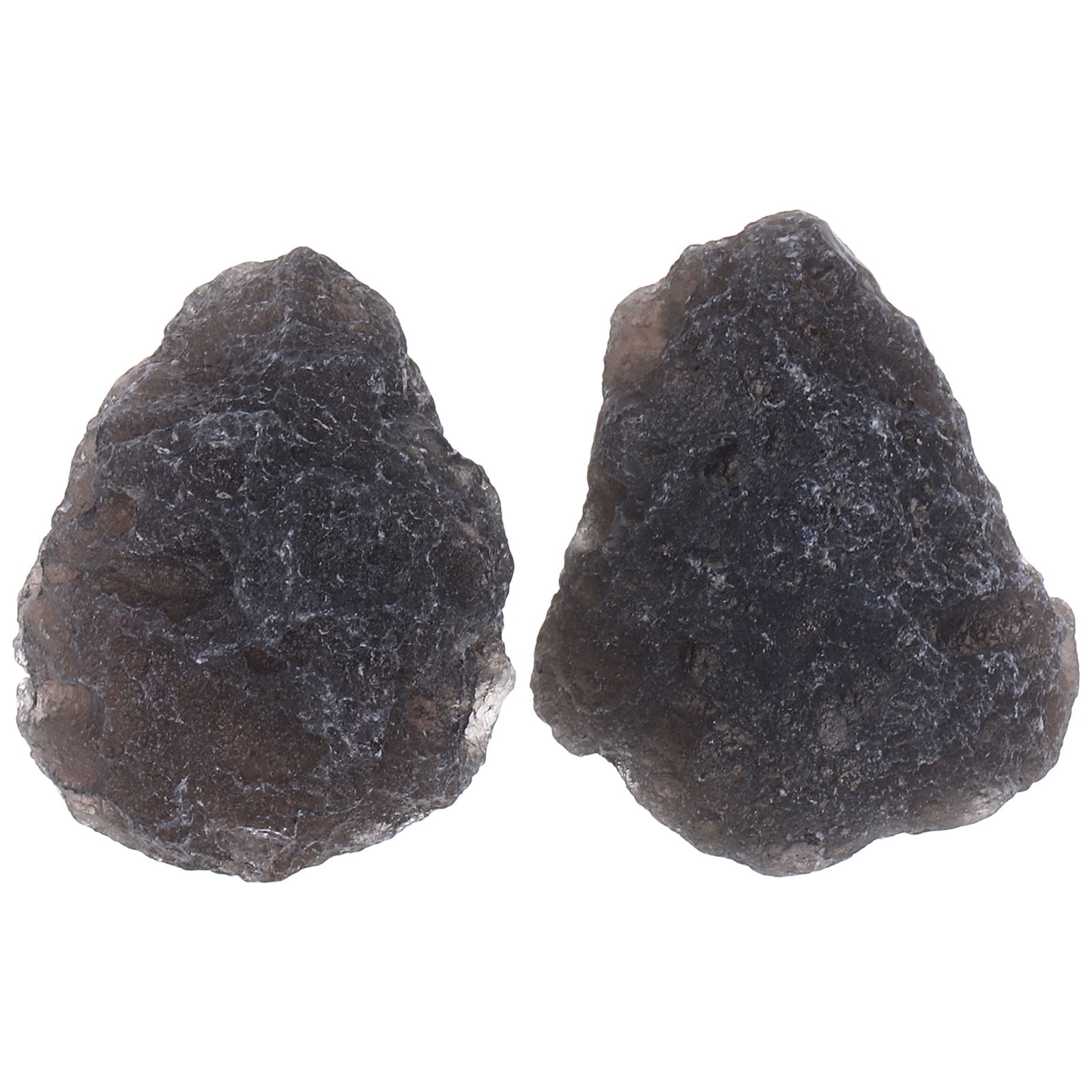 Hemoton 2pcs Irregular Meteorite Stone Sample Stone Meteorite Stone ...