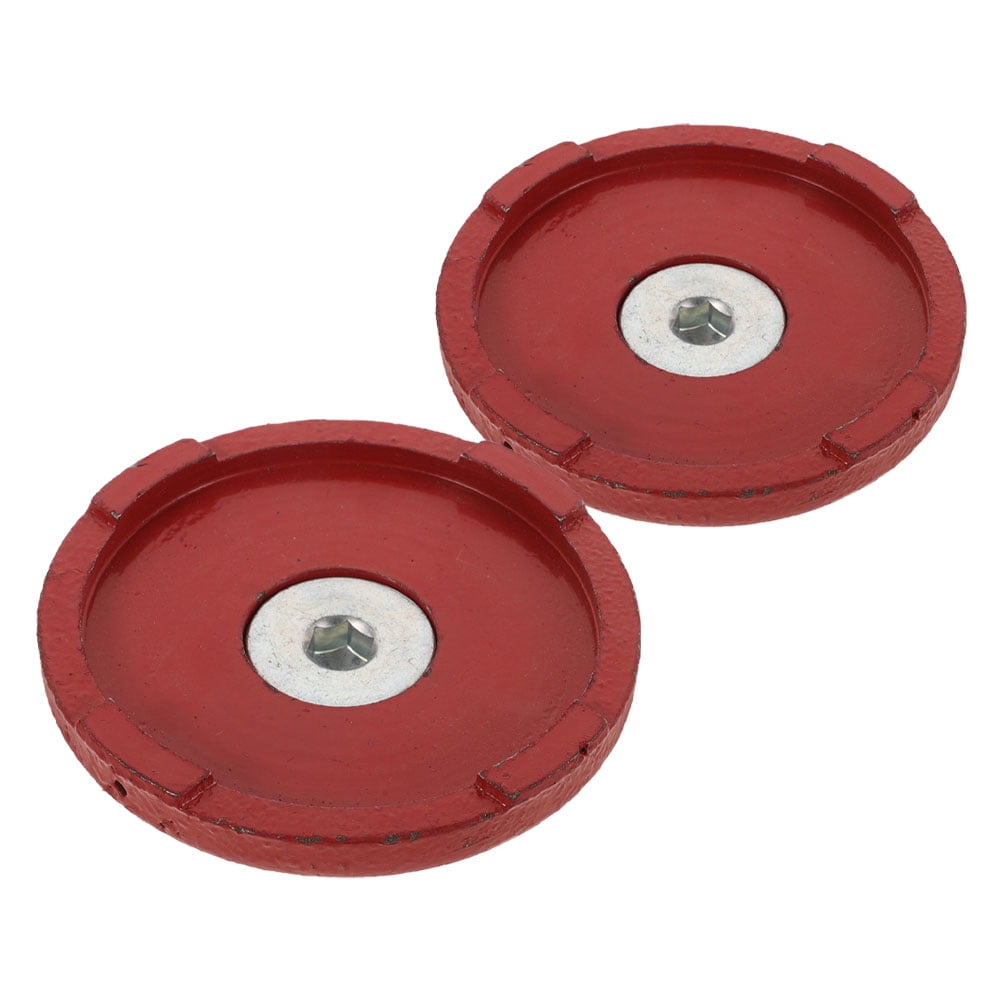 Hemoton 2pcs Jack Wheel Chock Jack Caster Auto Wheel Dock Jack Heavy ...