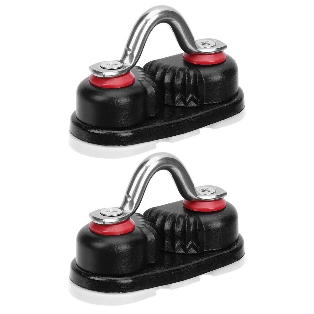 HEMOTON Cleat Cam 2pcs Aluminum Alloy Rope Buckle Holder Anchor for ...