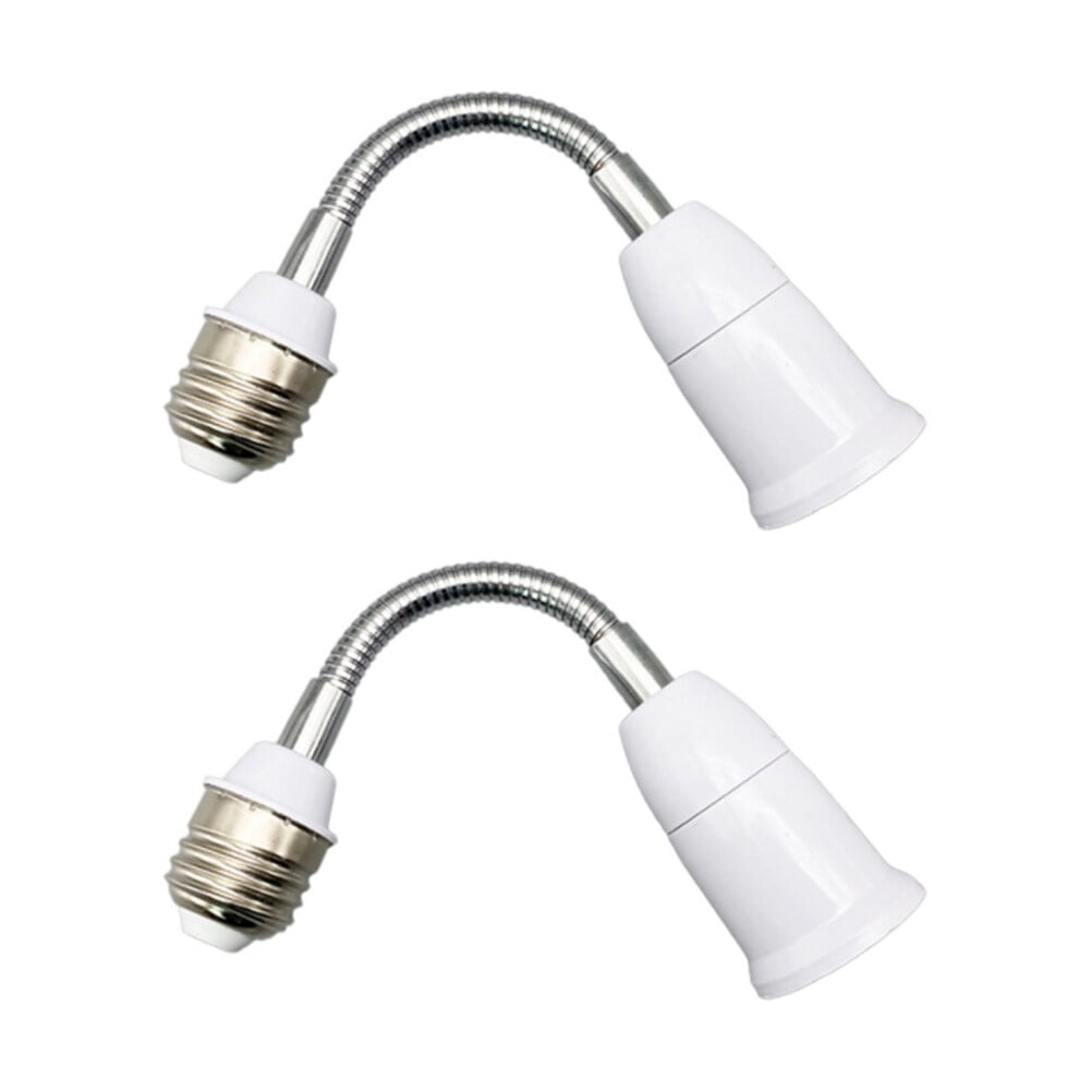 Hemoton 2pcs Light Bulb Holder E27 Flexible Extension Adapter Light ...