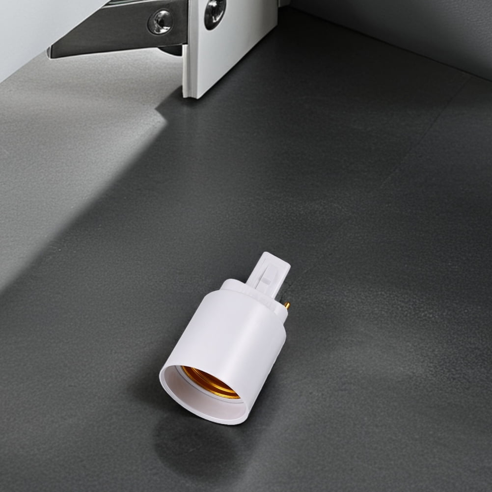 Hemoton 2pcs Light Socket Converter G24 to E27 Adapter LED Light ...