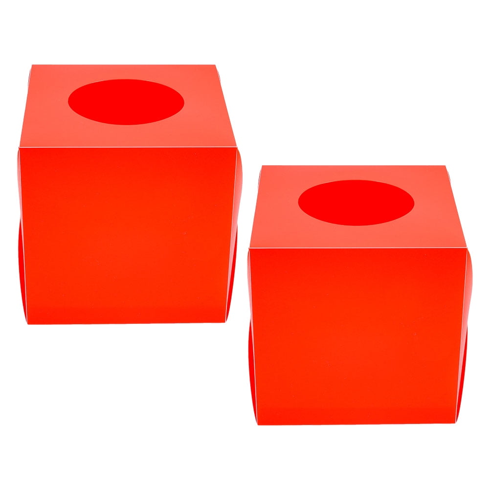 Hemoton 2pcs Lottery Collecting Box Raffle Ball Game Box ...