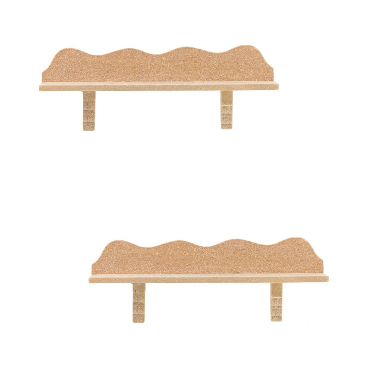 Hemoton 2pcs Mini House Wall Rack Craft Mini House Layout Furniture ...