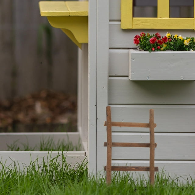 Hemoton 2pcs Miniature Rattan Ladder For Mini House Rattan Ladder Model ...