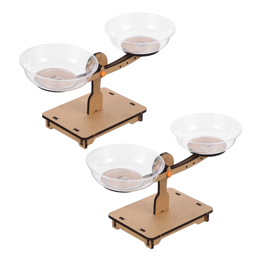 Hemoton 2pcs Montessori Math Balance Toy For Kids Early Education Diy ...