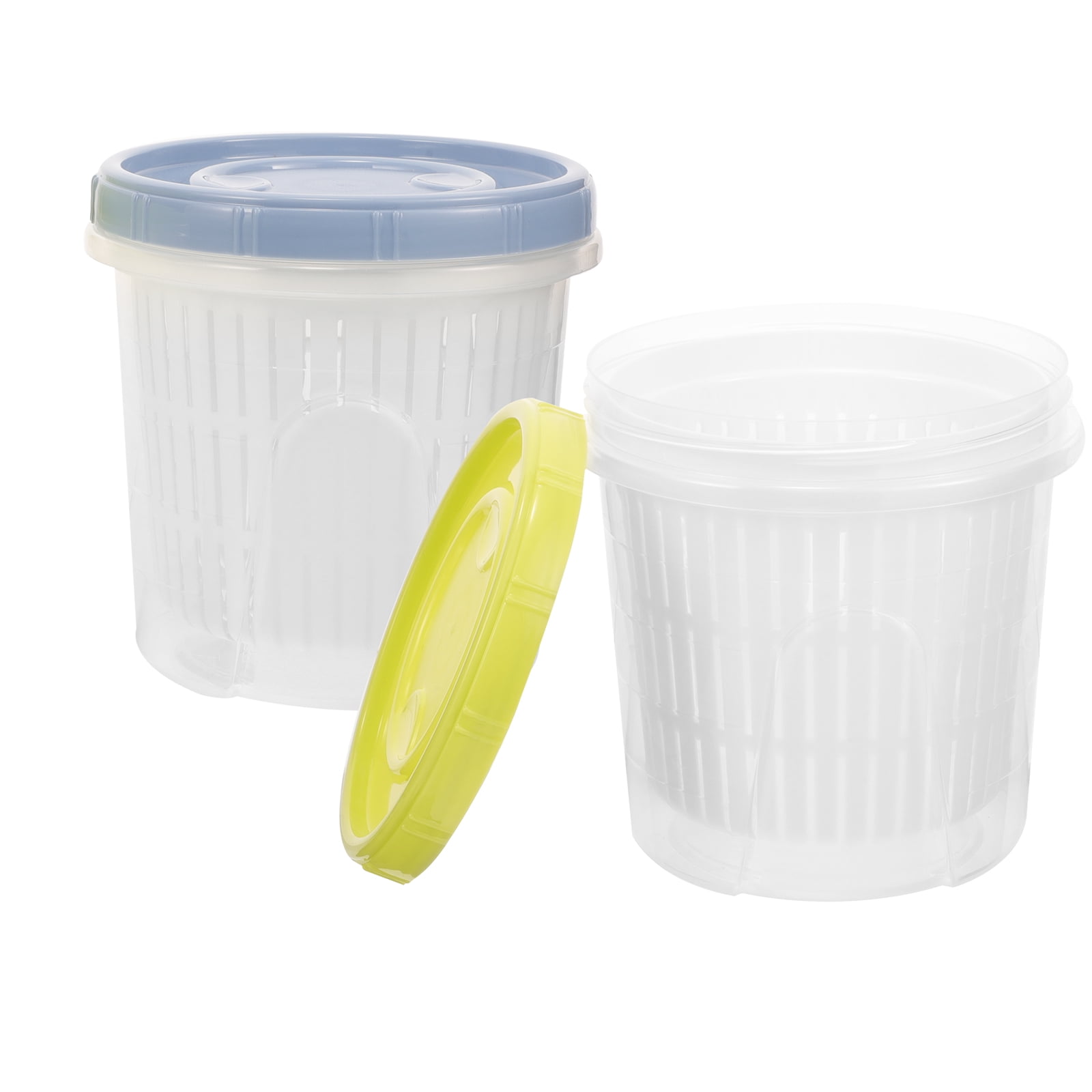 HEMOTON Pickle Jar with Strainer Insert for Home Use Airtight PP ...