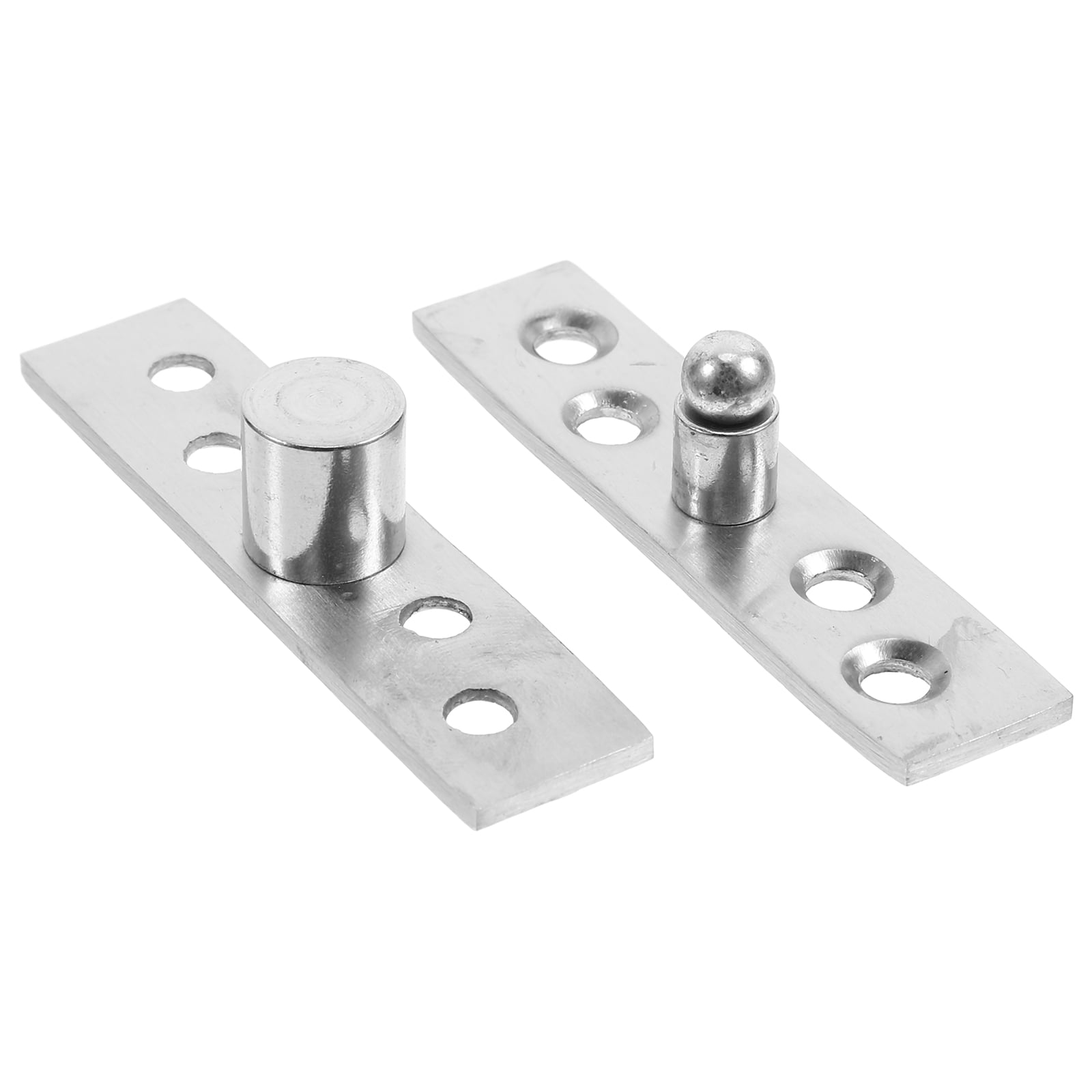 Hemoton 2pcs Pivot Hinge Rotating Door Hinge 360 Degree Stainless Steel ...