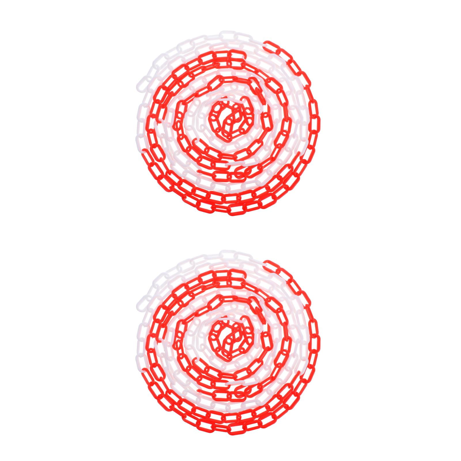 Hemoton 2pcs Plastic Chain For Traffic Equipment Safety Barrier Chain ...