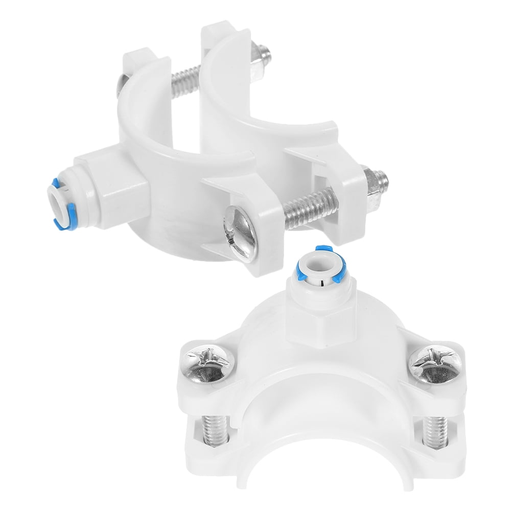 Hemoton 2pcs Plastic Water Filters Clamp For Ro System Drain Saddle ...