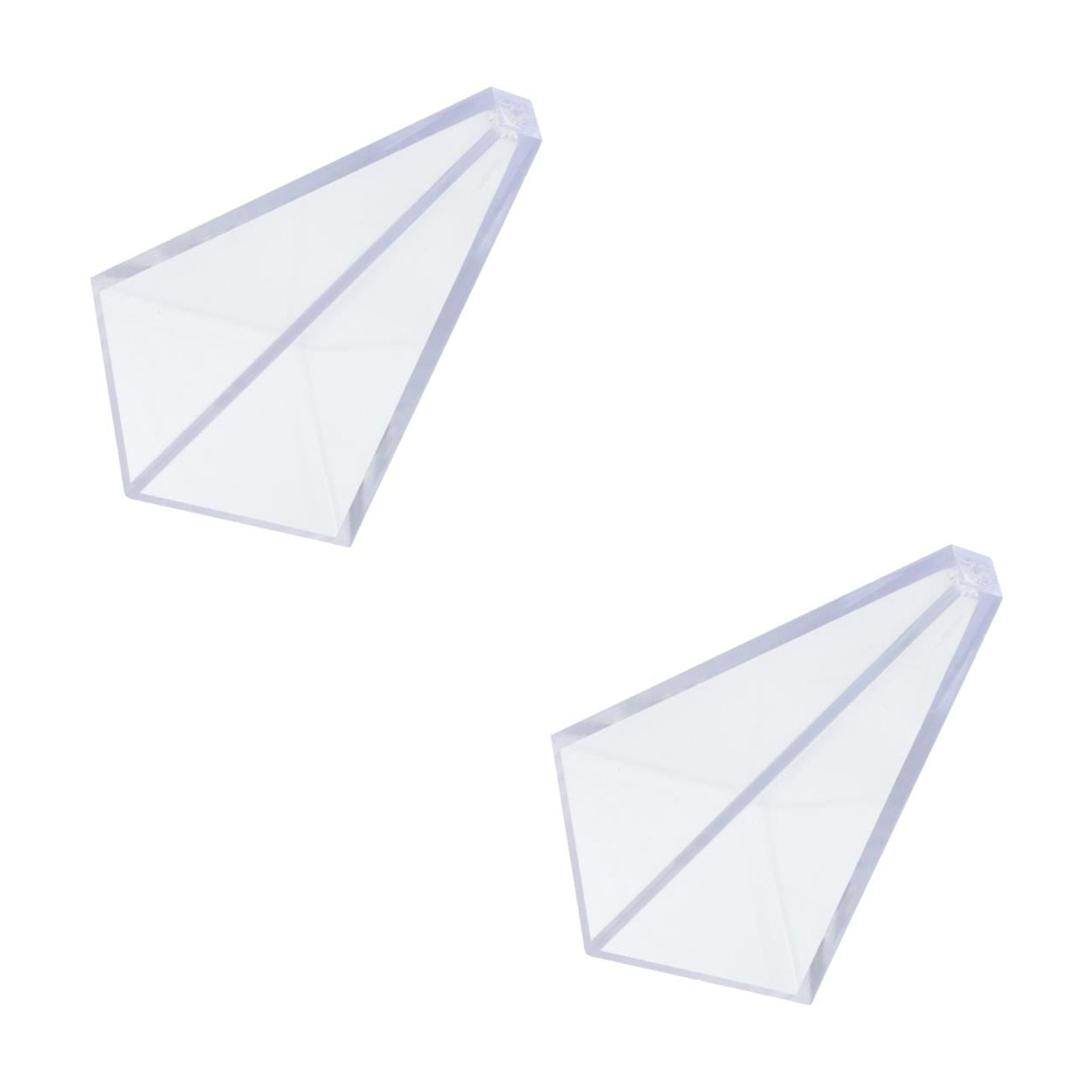 Hemoton 2pcs Pyramid Molds Geometric Molds Pillar Molds Making Mold ...