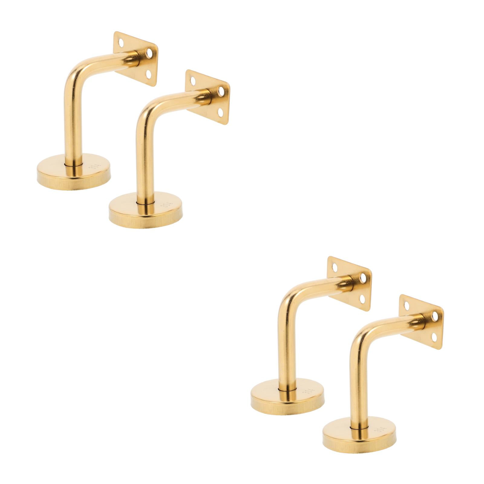 Hemoton 2pcs Railing Bracket Handrail Bracket For Stairs Handrail ...