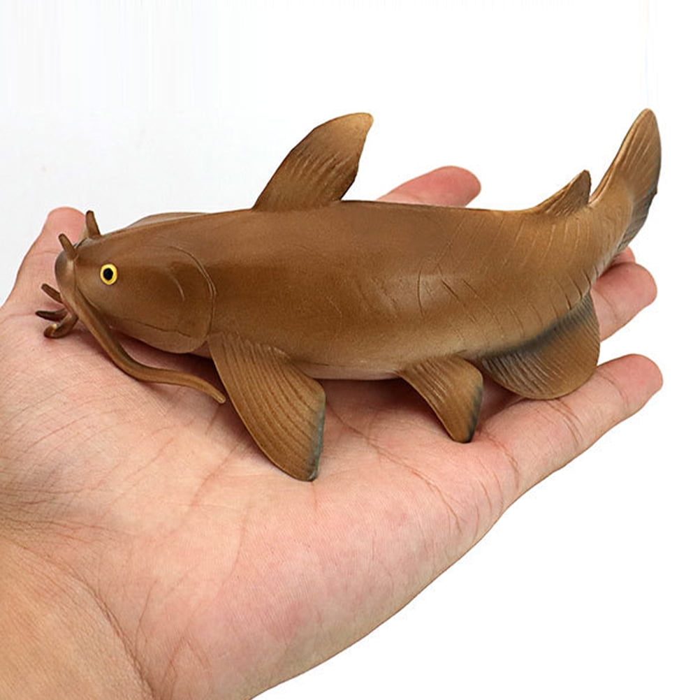 Hemoton 2pcs Realistic Simulation Fish Figurines Plastic Fish Models ...