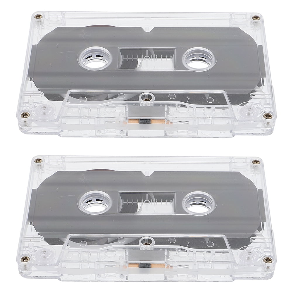 Hemoton 2pcs Recording Blank Audio Tape Blank Cassette Tape Wall ...