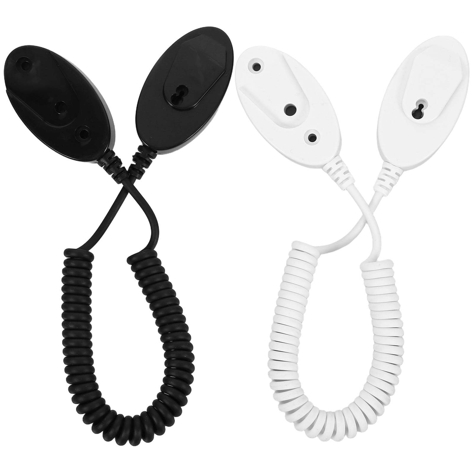 Hemoton 2pcs Remote Control Holder with Anti-Lost Rope Self-Adhesive ...