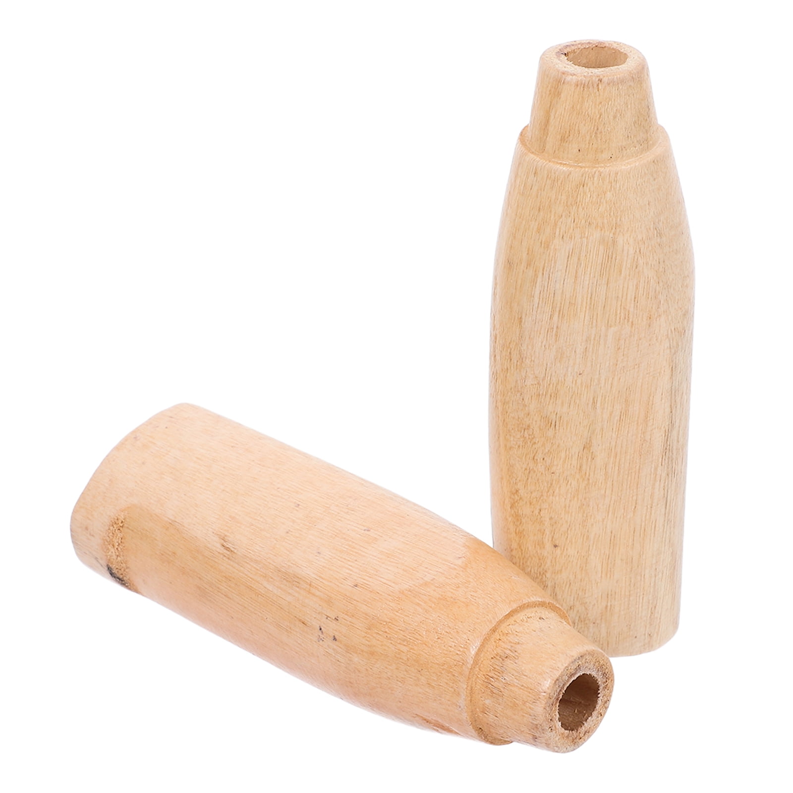 Hemoton 2pcs Replacement Wooden Knife Handle Anti-Slip Wood Knife ...