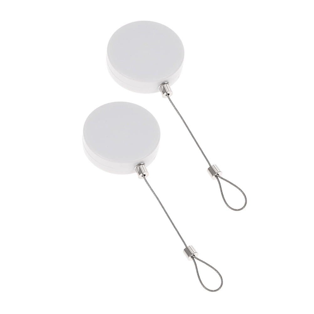 Hemoton 2pcs Retractable Secure Cable Lock Anti Theft Steel Wire Rope ...