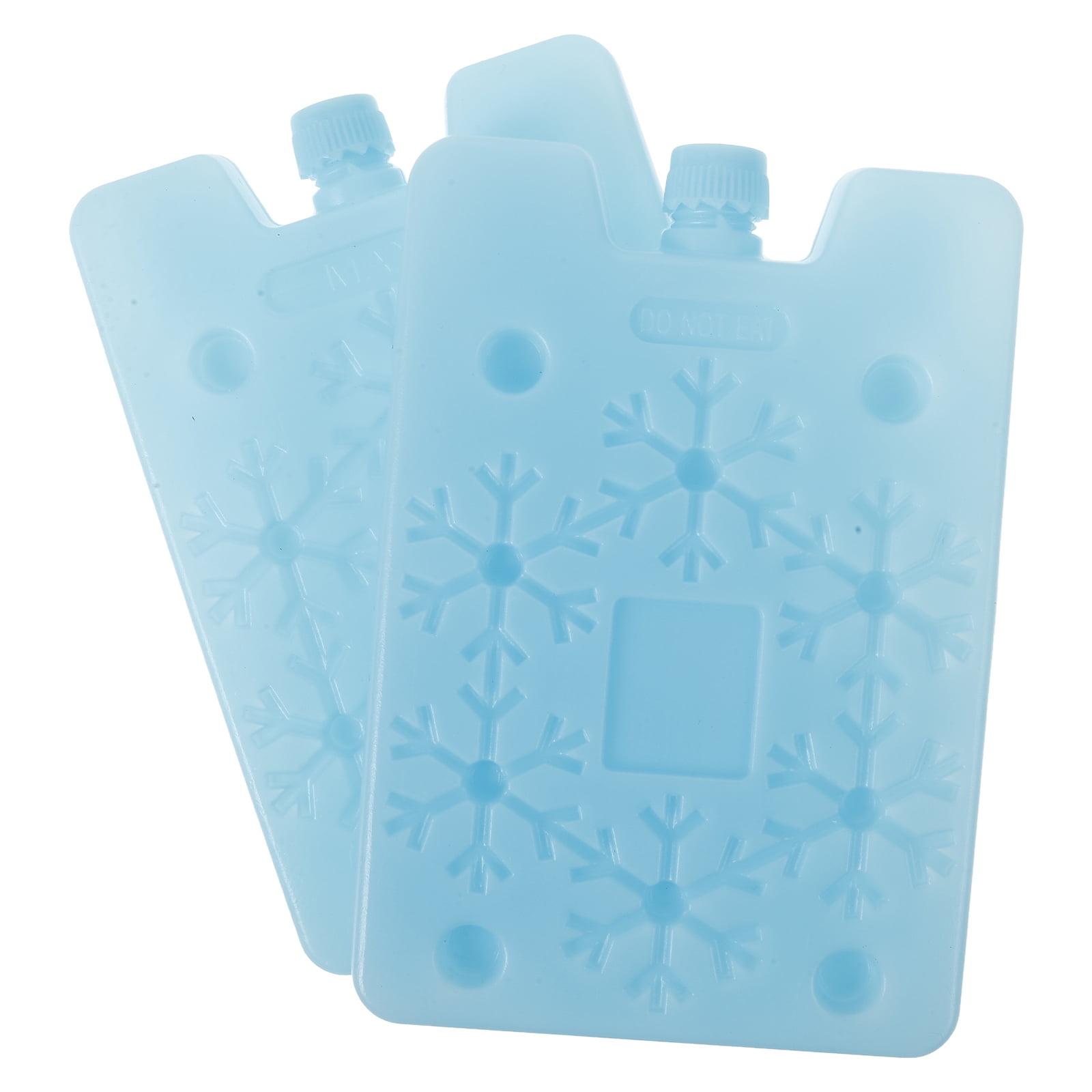 Hemoton 2-Pack Reusable Ice Packs for Coolers and Freezers, Outdoor Use ...