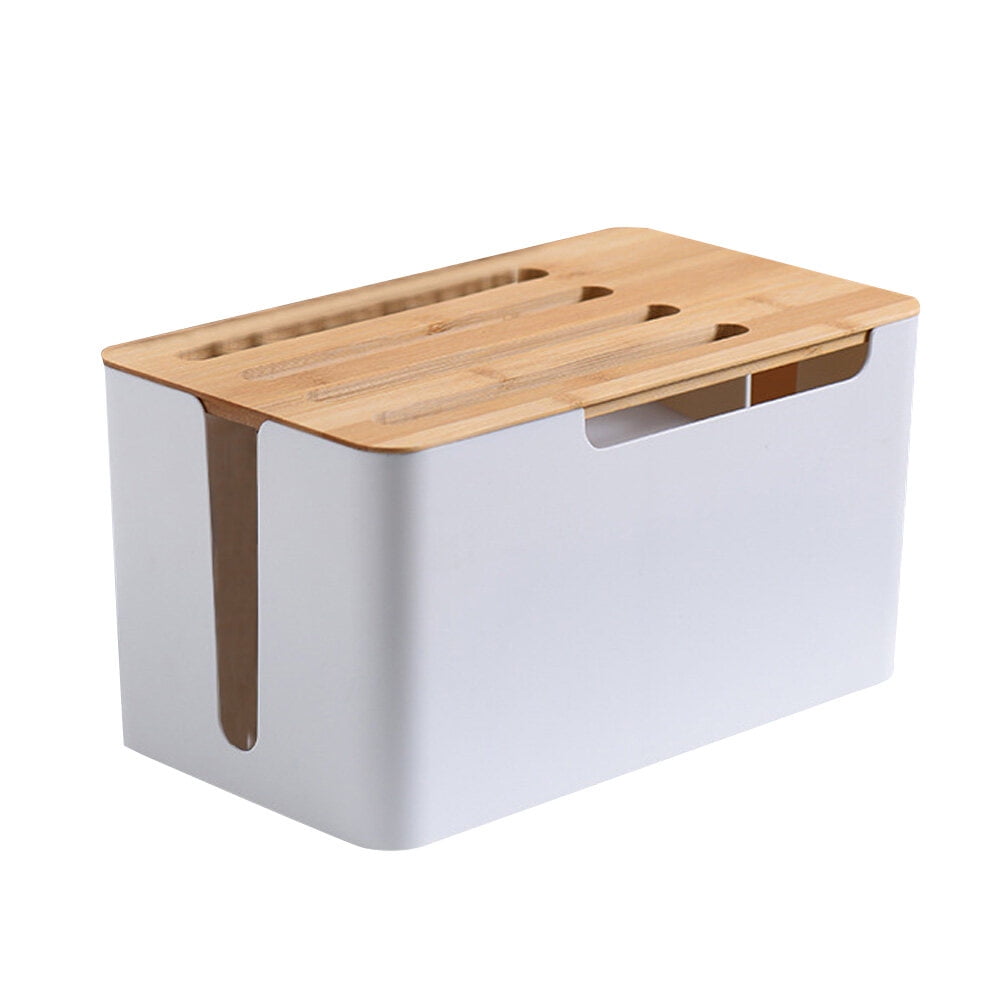 Hemoton 2pcs Router Box Cable Management Line Case Cable Storage Case ...