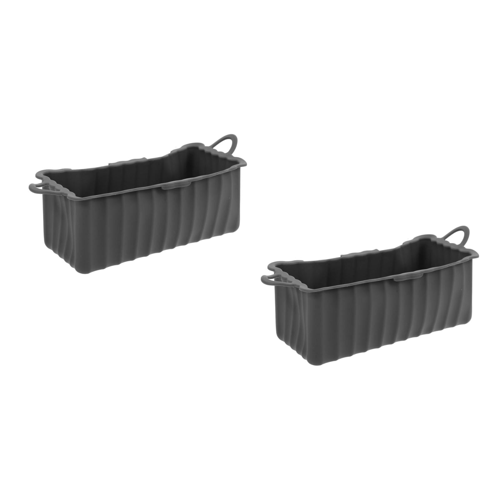 Hemoton 2pcs Silicone Grease Cup Liners Heavy Duty Reusable Grease Tray ...