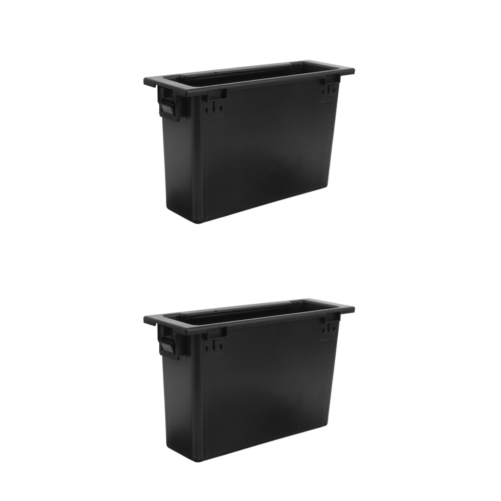 Hemoton 2pcs Single Din Car Stereo Radio Storage Box Dash Trim Player ...