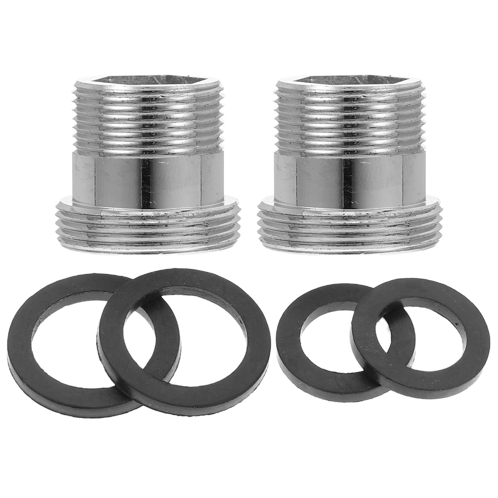 Hemoton 2pcs Sink Faucet To Hose Adapter Copper Hose Adapter Quick ...