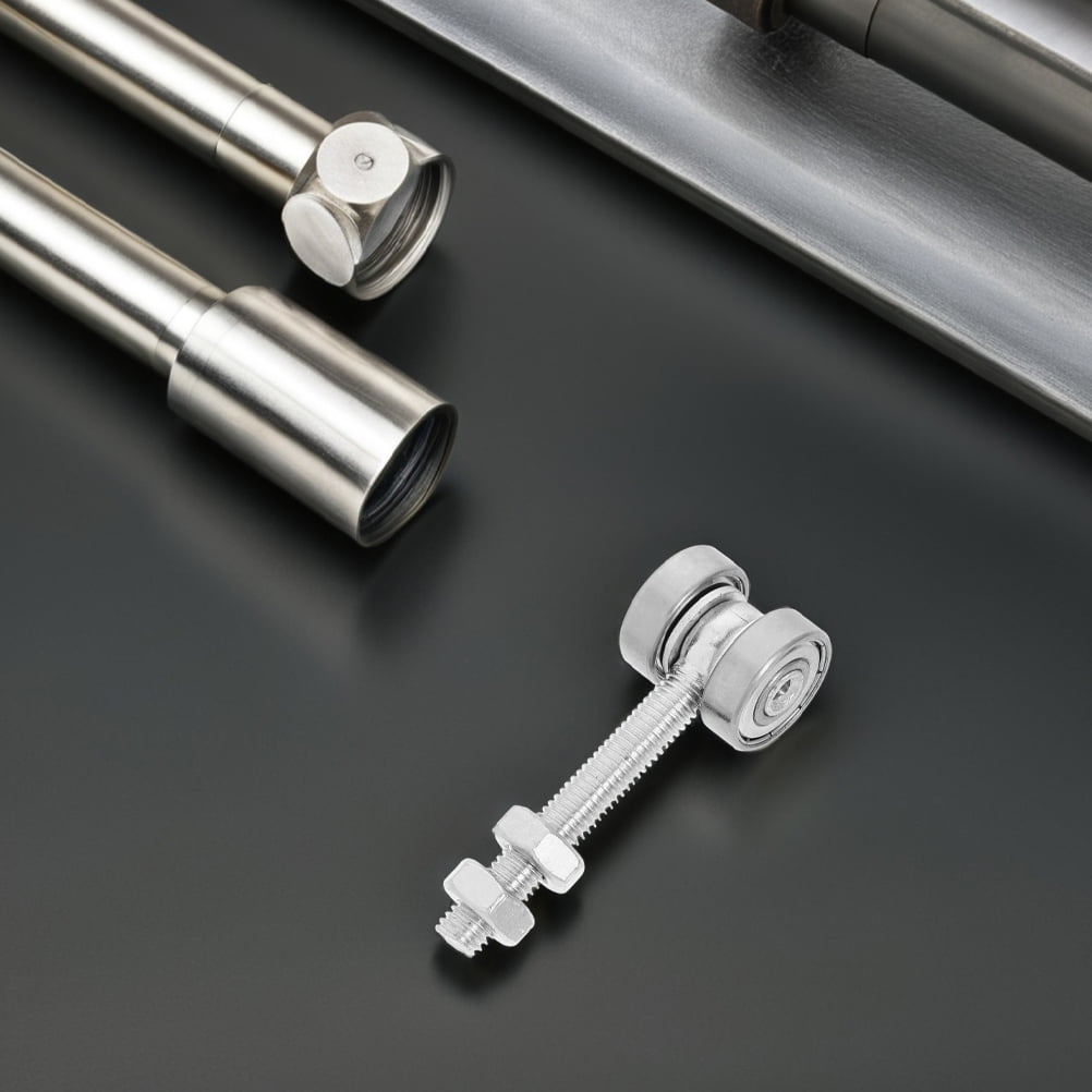 Hemoton 2pcs Sliding Gate Roller Heavy Duty Trolley Assembly For Strut ...