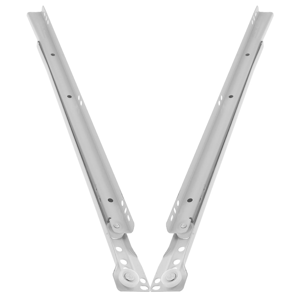 Hemoton 2pcs Sliding Rail Track System Cabinet Shelf Slide Two-Section ...