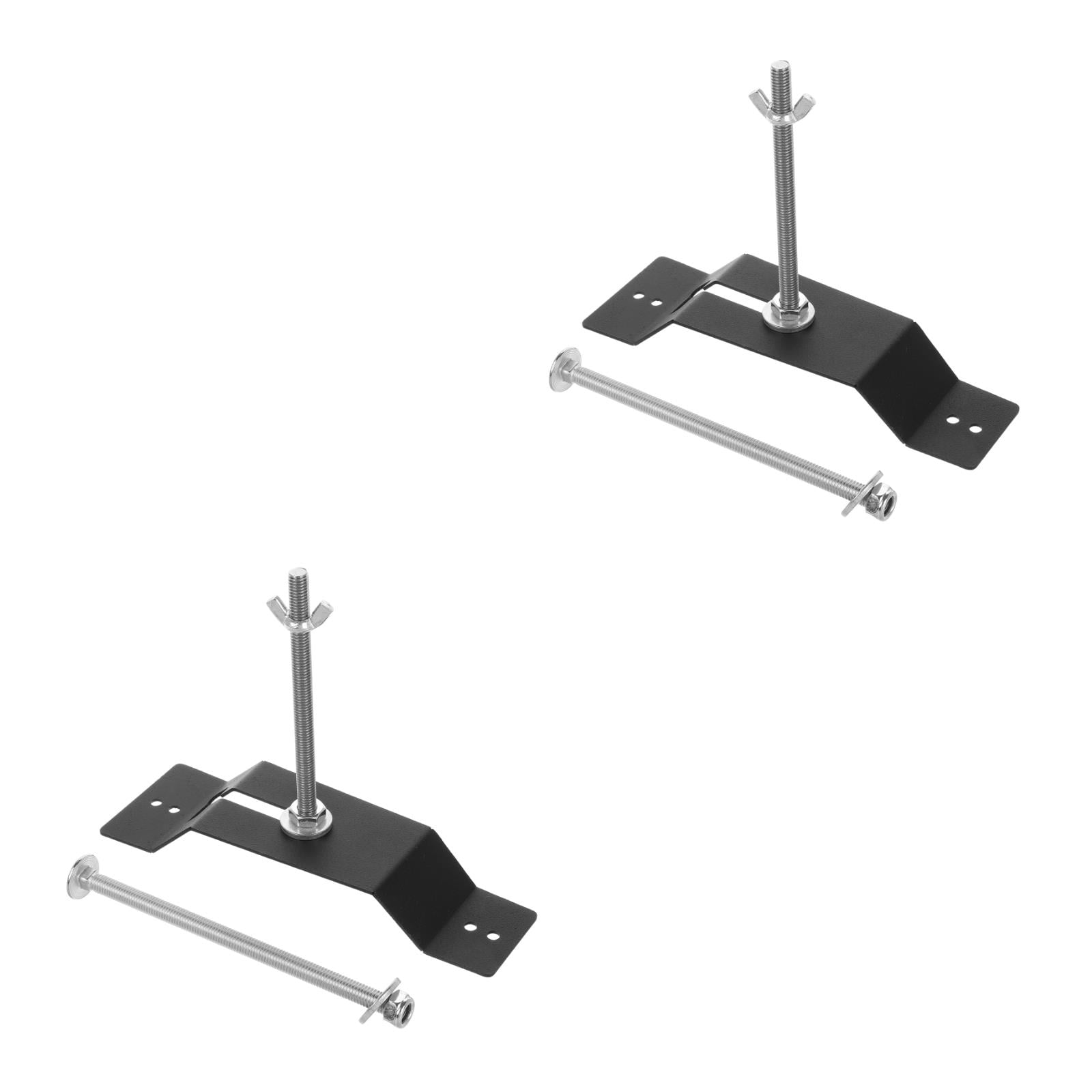 Hemoton 2pcs Spare Tire Carrying Bracket Wall Mounted Tire Carrier Rack ...