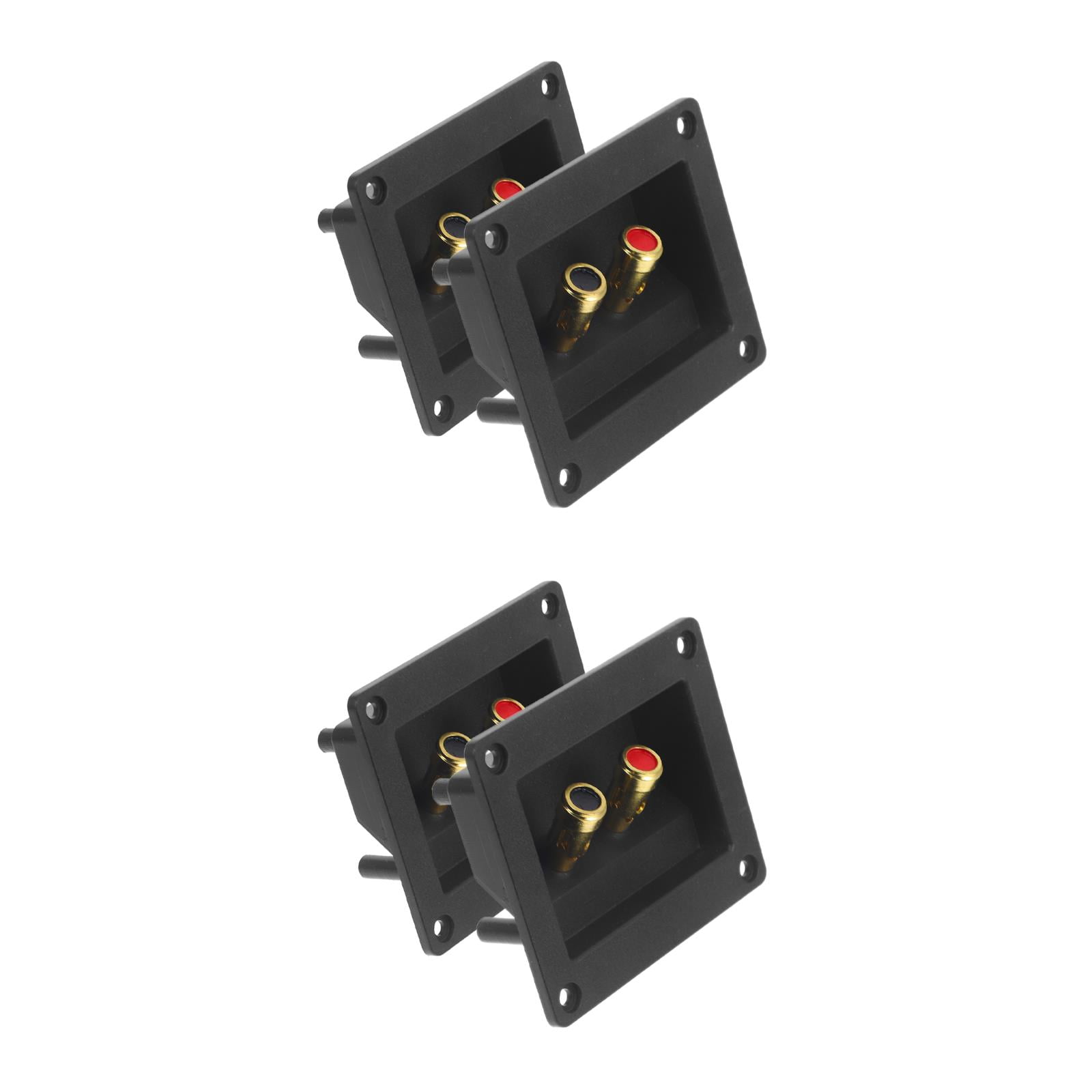 Hemoton 2pcs Speaker Terminal Box 2pcs DIY 2-Way Speaker Binding Post ...