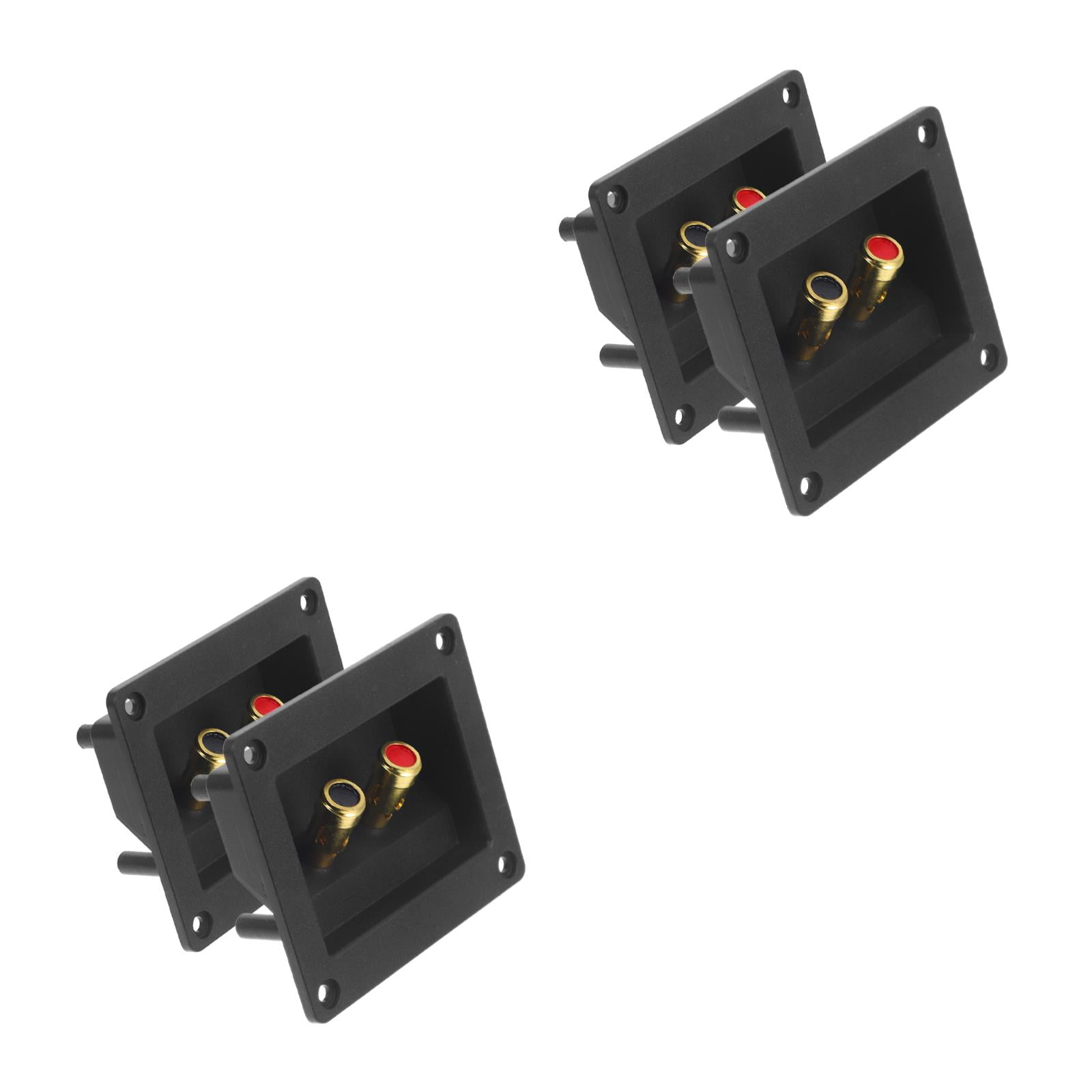 Hemoton 2pcs Speaker Terminal Box 2pcs DIY 2-Way Speaker Binding Post ...