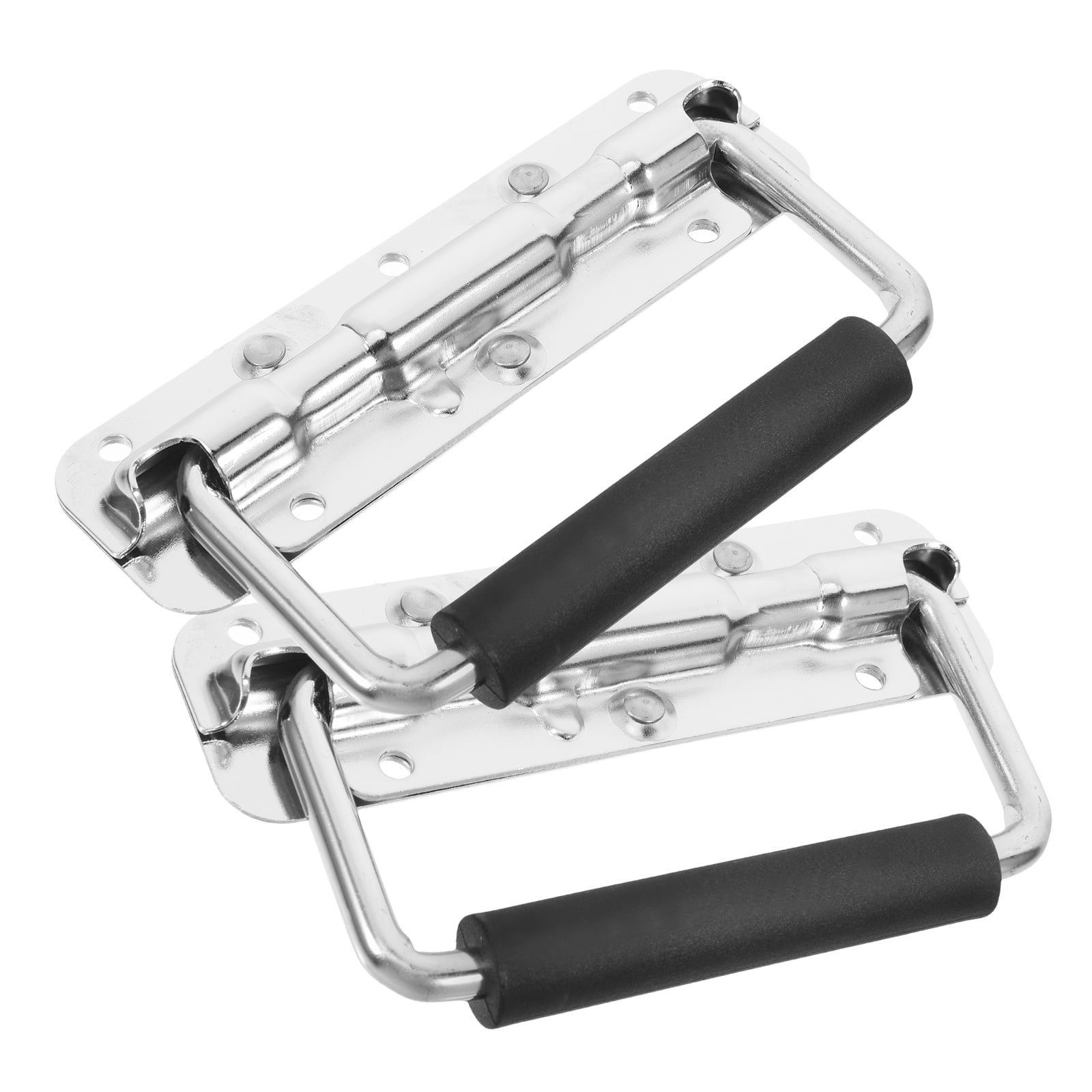 Hemoton 2pcs Spring Loaded Handles Heavy Duty Iron Chest Handle With ...