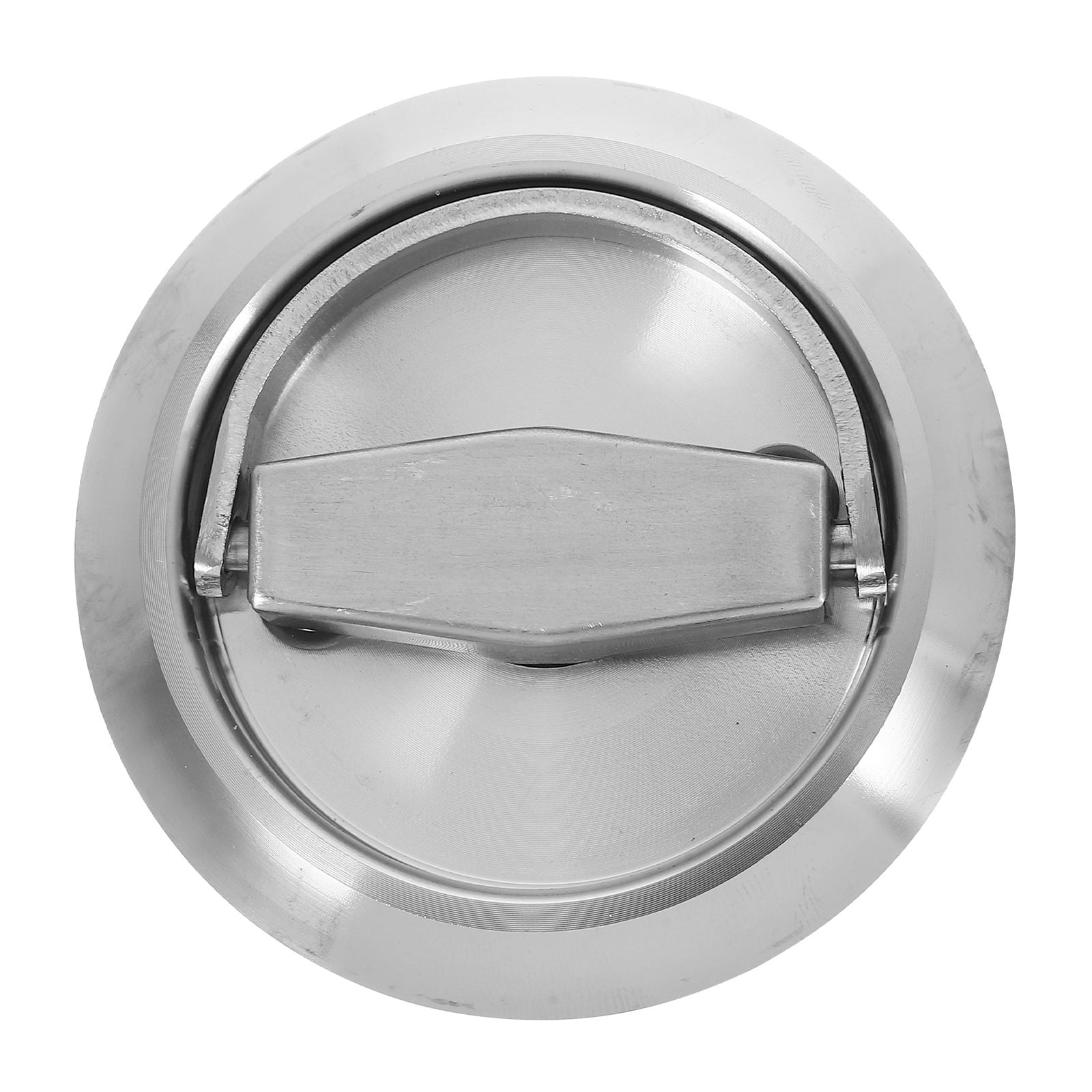 Hemoton 2pcs Stainless Steel Hidden Door Handle Recessed Flush Pulls ...