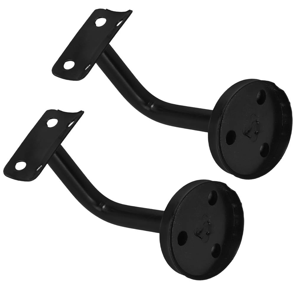 Hemoton 2pcs Stair Handrail Brackets Stainless Steel Handrail Bracket ...