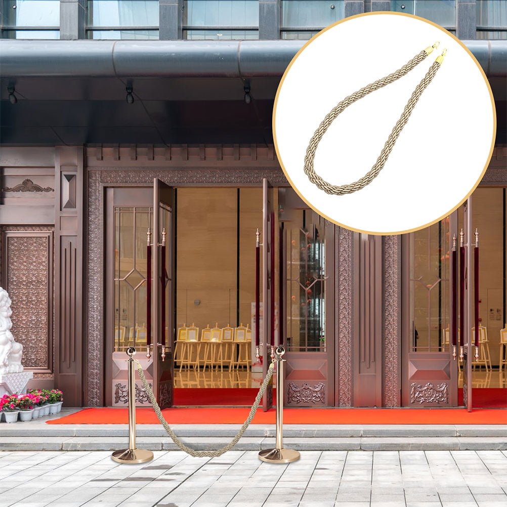 Hemoton 2pcs Stanchion Rope Queue Rope Guardrail Safety Barriers for ...