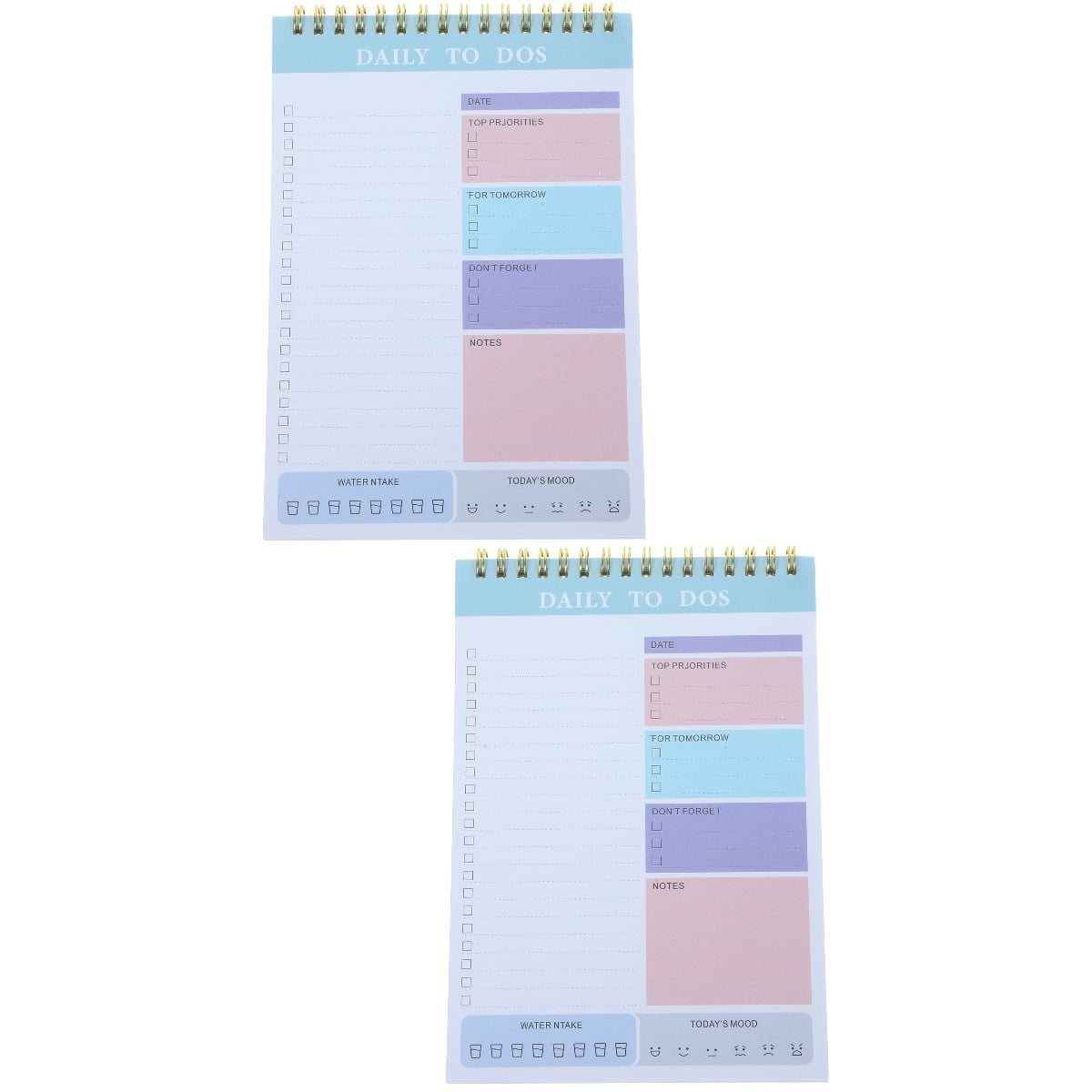 Hemoton 2pcs Tear-off Notepad Planner Daily Planner Notepad Schedule ...