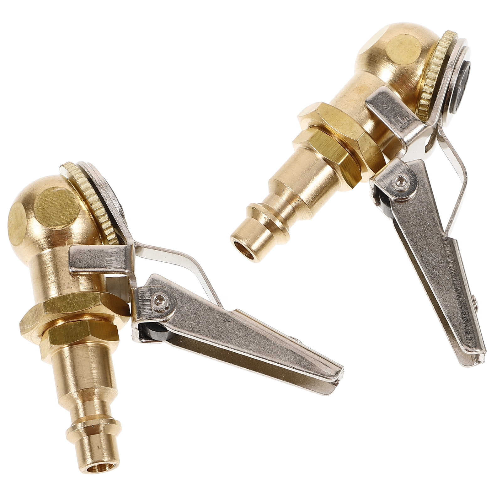 Hemoton 2pcs Tire Inflator Air Chuck Quick Connect Chuck Locking Air ...