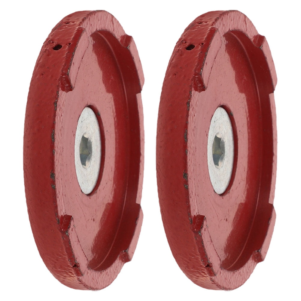 Hemoton 2pcs Trailer Jack Block Chock Stabilizer Heavy Duty Rubber ...